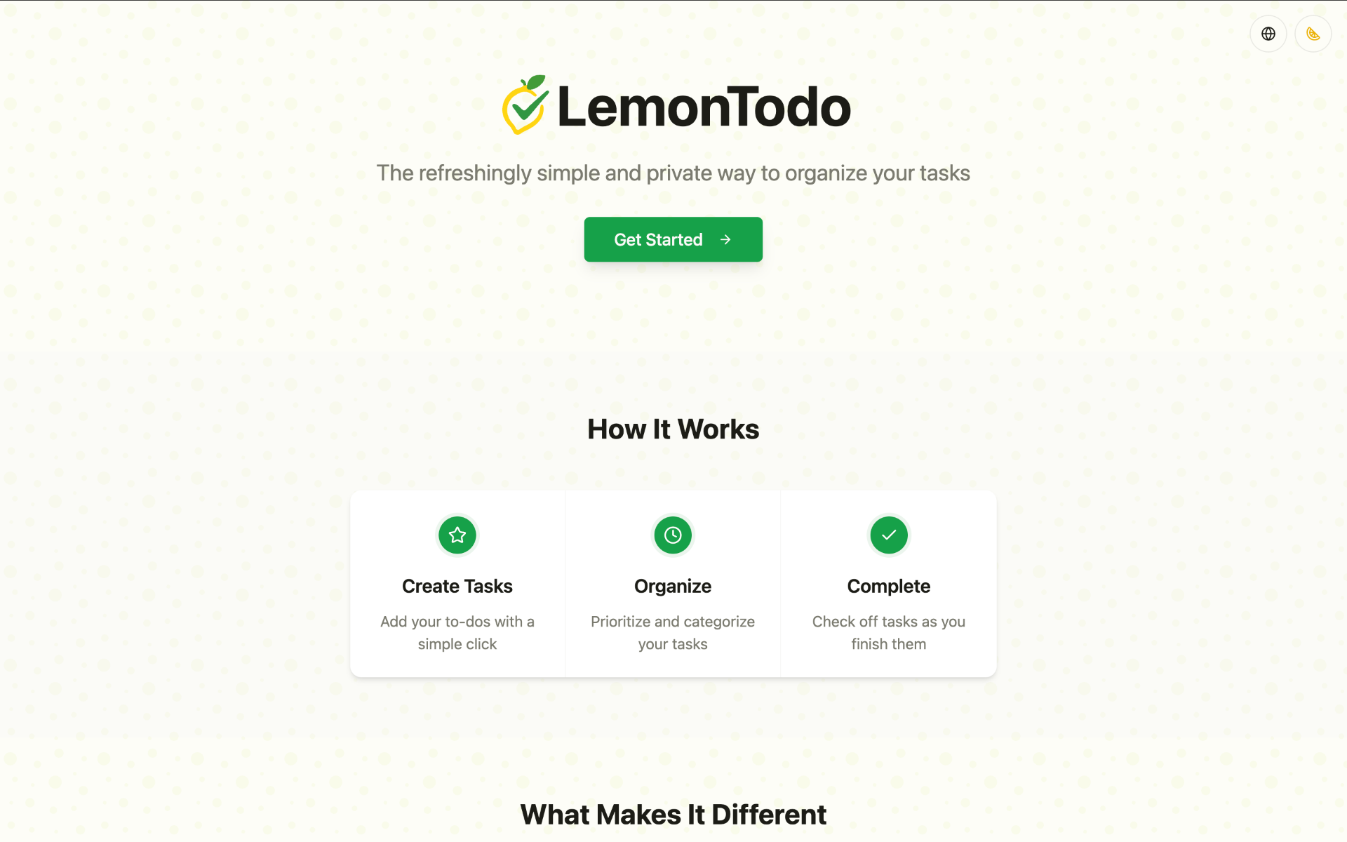 Lemon Todo - Free Private Todo App | Task Management Tool